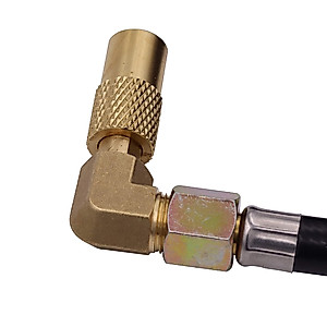 METER STAR Universal Regulator Grill QCC1 6.5 Feet Hose and Elbow Fitting Adapter Kit Propane Regulator and Hose Replacement Parts for 17" and 22" Blackstone Tabletop Griddle