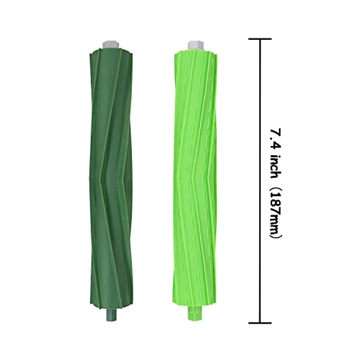ROBBEAR 1 Set Replacement Roller Brushes Compatible with iRobot Roomba J & I & E Series J7 J7+ i3 i3+ i4 i4+ i6 i6+ i7 i7+ i8 i8+Plus E5 E6 Robotics Vacuum Cleaner Accessories Replacement Parts