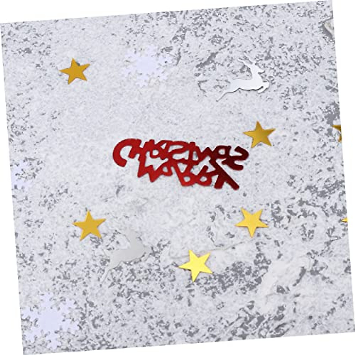 NOLITOY New Year Confetti Christmas Table Decor Star Table Scatters Snowflake Glitter Confetti Christmas Tree Decoration Ornaments Elk Decor Metal Trim Christmas Confettis Mix Star Catalog