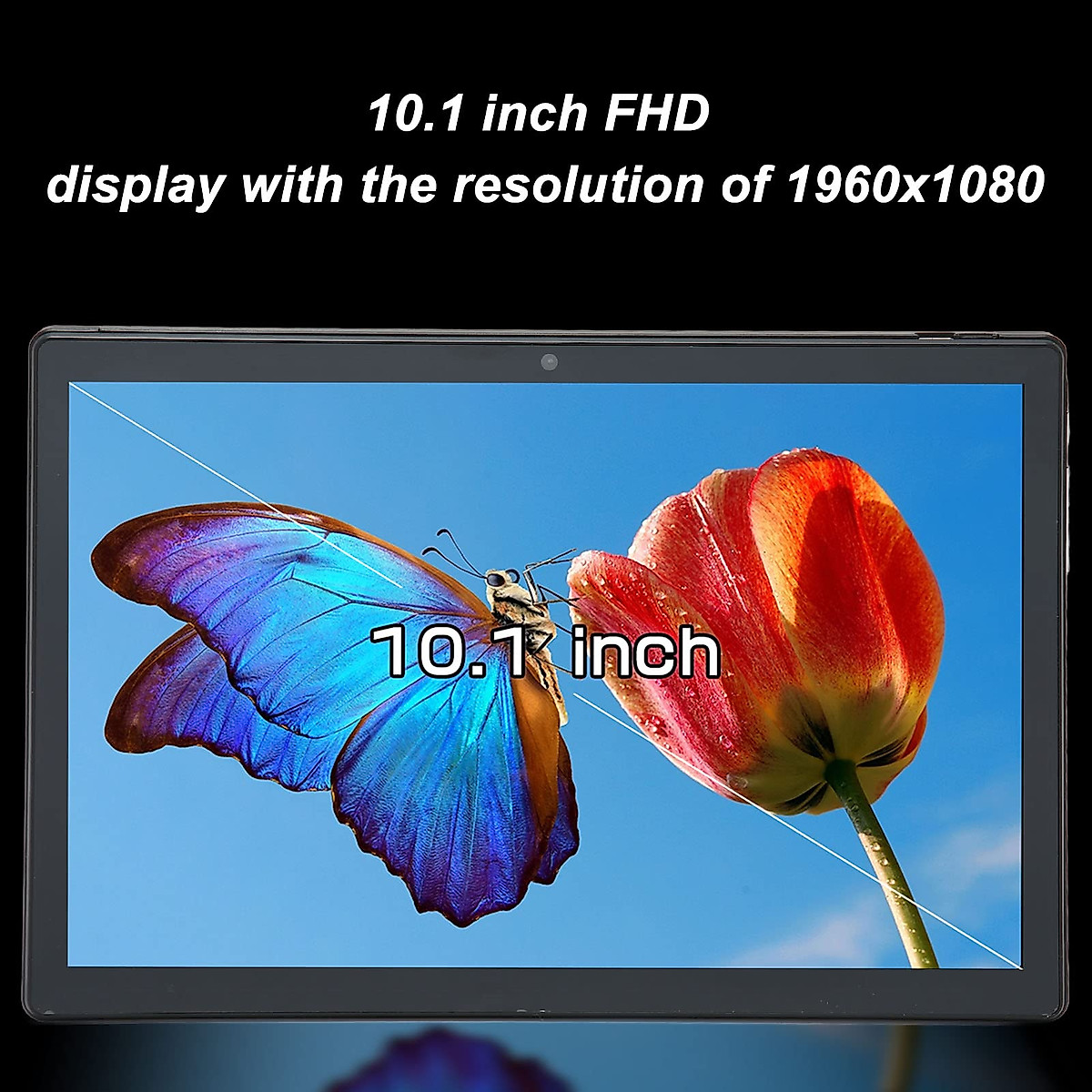 10 Inch Gaming Tablet for Android 12, 8GB RAM 256GB ROM Octa Core, 5G WiFi Dual Cameras 4G LTE Calling Tablet, for Learning, Working, Office, Travel