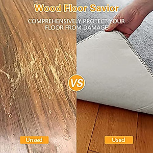 Xaosu Chair Mat for Hardwood Floor & Tile Floor, Under Desk Low-Pile Chair Mat for Rolling Chair，Multi-Purpose Computer Desk Chair Mat for Gaming, Large Anti-Slip Floor Protector for Home Office