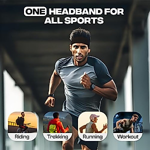 Stretchy Headbands - Yoga Headband - Sports Headbands - 2-Inch Wide Black Headband - 20 Pack Cotton Headbands by CoverYourHair