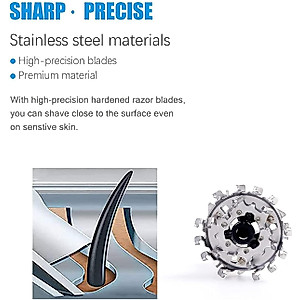 Sh90 Replacement Heads compatible with Philips Norelco Series 9000 Replacement Blades for Electric Shaver Series 9000(S9xxx) Series 8000(S8xxx) Shaving Heads,Upgrade SH90 Replacement Heads,SH90/72