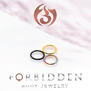 Pair of 2 Rings: 14g 7/16 Inch Surgical Steel Seamless Segment Hoop Rings