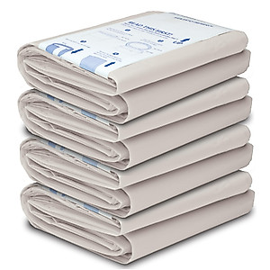 DEKOR Plus Diaper Pail Refills | 4 Count | Most Economical Refill System | Quick & Easy to Replace | No Preset Bag Size – Use Only What You Need | Exclusive End-of-Liner Marking | Baby Powder Scent