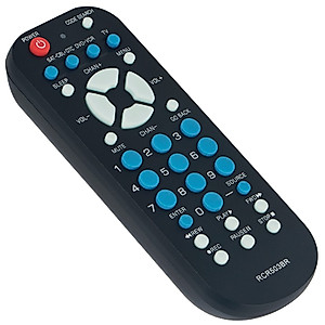 RCR503BR sub RCR503BE RCR503BZ 3-Device Palm-Sized Universal Remote Control fit for TV DVD or VCR Satellite Receiver Cable Box Digital TV Converter