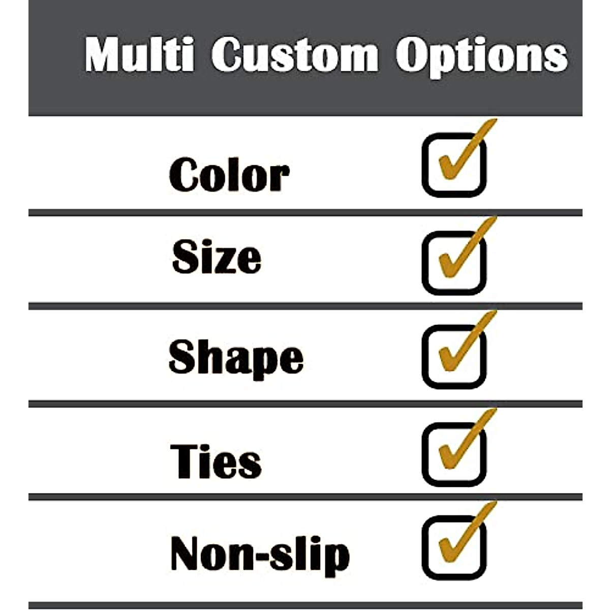 MYLSMPLE Custom Size Bench Cushion for Indoor Outdoor Patio Furniture Window Seat Swing Cushion Porch Bench Chair Pads (Custom, Custom)