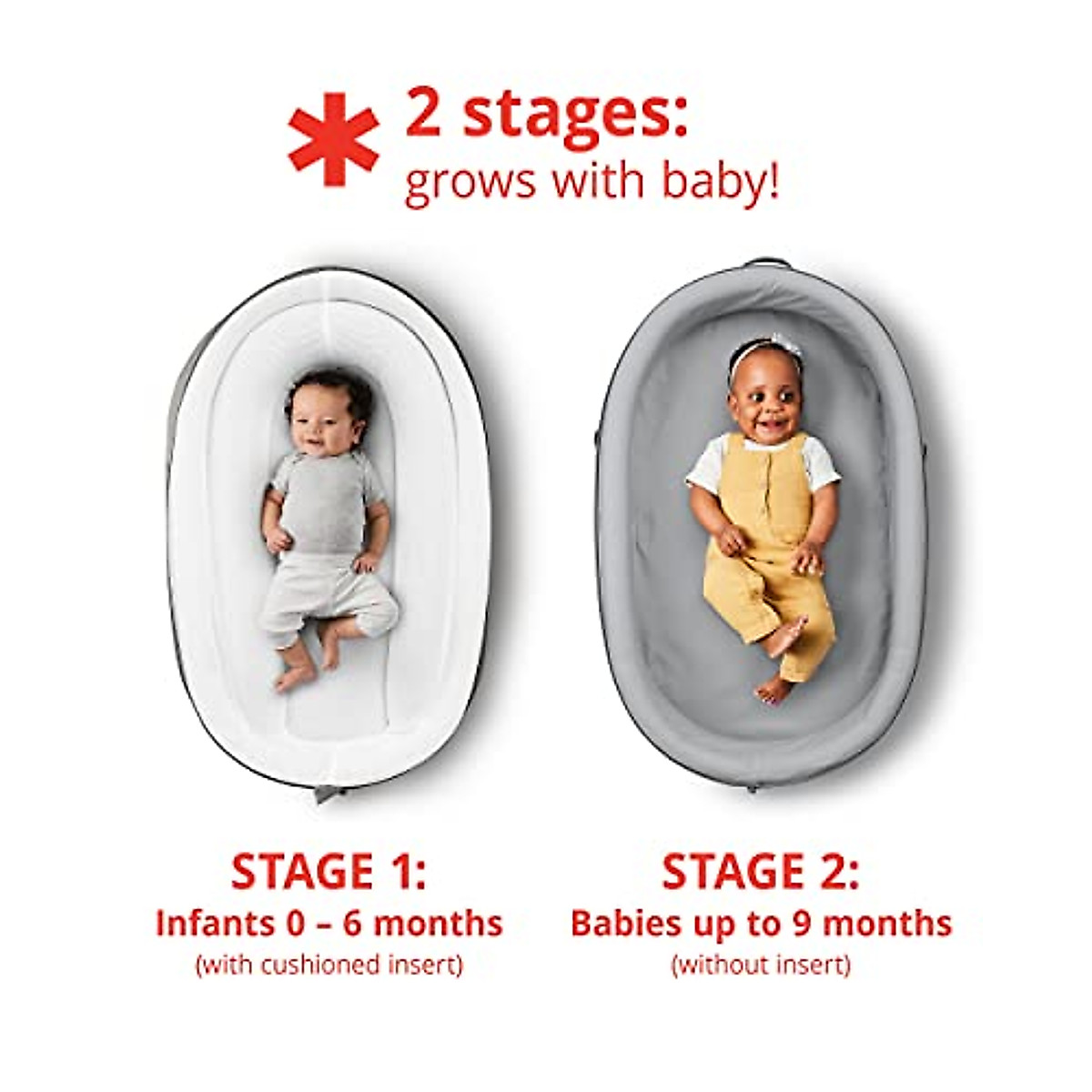 Skip Hop Baby Nest, Playful Retreat, Grey Melange