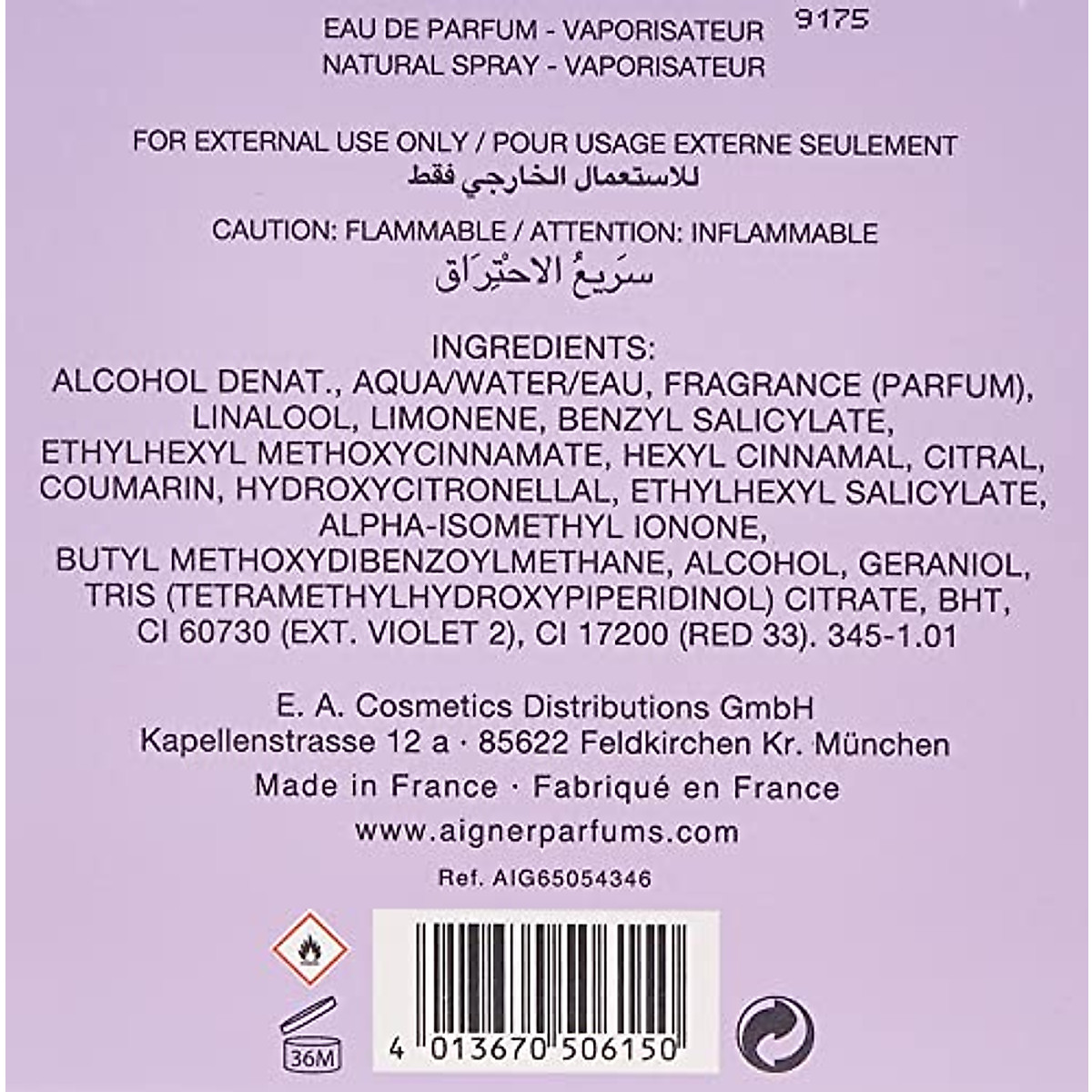 Etienne Aigner Starlight Eau De Parfum Spray for Women, 3.4 Ounce