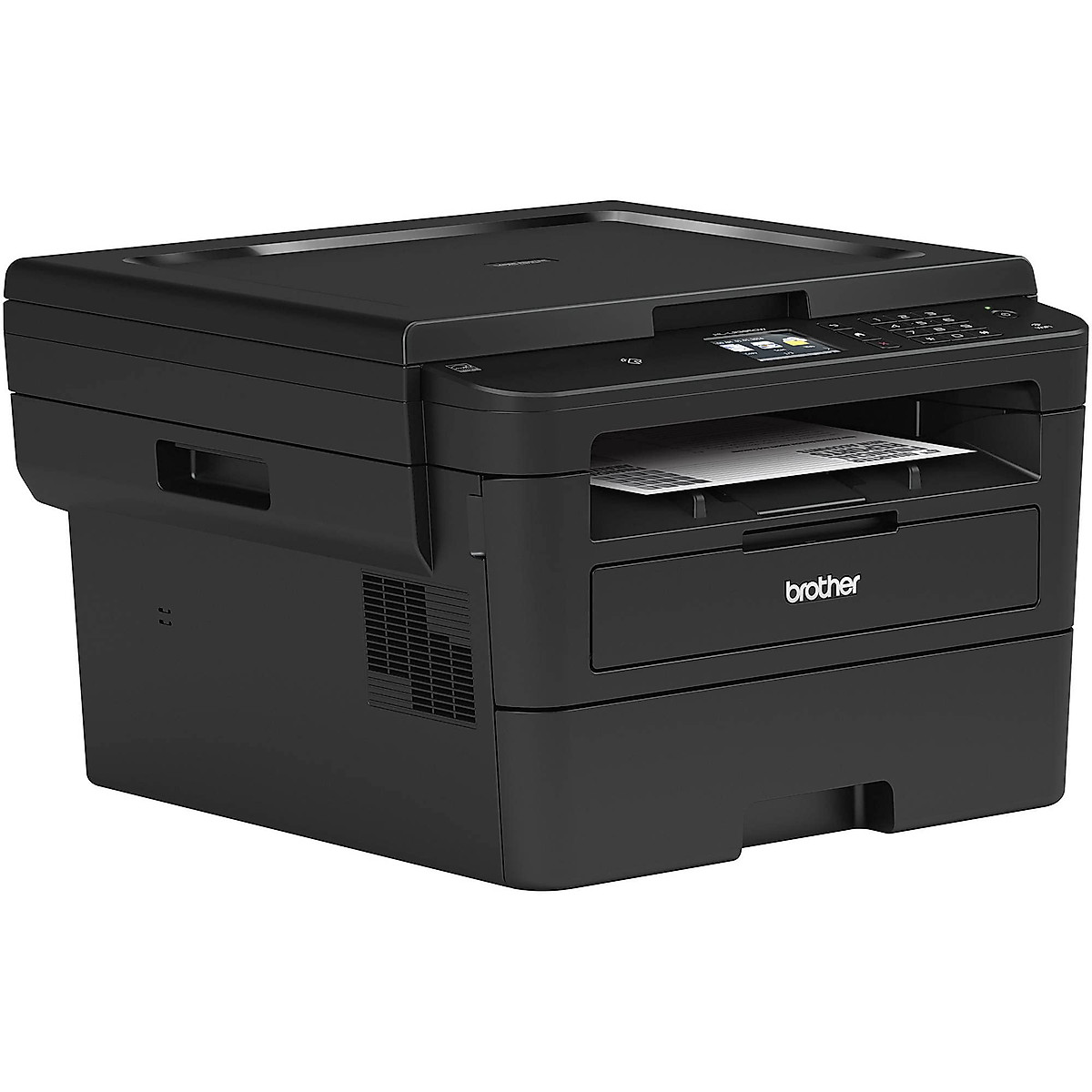 Brother HL-L2395DWA All-in-One Wireless Monochrome Laser Printer with Scanner and Copier for Home Office, Black - 36 ppm, 2400 x 600 dpi, 250-sheet, Auto Duplex Printing, NFC, Hi-Speed USB