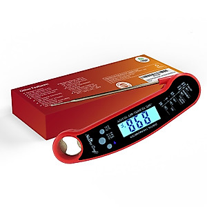 Digital Meat Thermometer Instant Read - Ultra-Fast Wireless Thermometer for BBQ Accessories and Kitchen Gadgets with Waterproof Food Temperature Thermometer - Instant Thermometer Meat Probe BBQ Tools