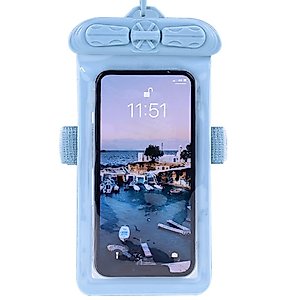 Vaxson Phone Case, Compatible with Lenovo ThinkPhone by Motorola Moto Waterproof Pouch Dry Bag [ Not Screen Protector Film ] Blue