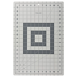 Fiskars 12x18 Inch Cutting Mat (12-83707097J) , Gray
