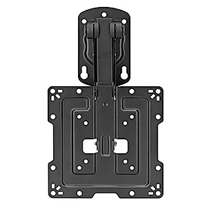Mount Plus CM322 Flip Down TV and Monitor Roof Ceiling Mount | Fits Flat Screen 19 to 42 Inch | VESA Compatible 100x100, 200x200 | Height Adjustable | Pitched Roof