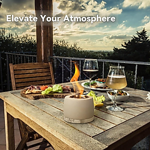 Orimit Tabletop Fire Pit Bowl with 3 Extendable Roasting Sticks, Portable Table Top Smores Maker, Personal Mini Fireplace for Indoor and Outdoor Use