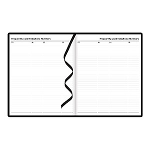 LETTS of London 10Y for Year 2022 Principal Desk Day to Page Journal, Black, Quarto Size (Y) - 10 1/4" X 8/1/4", C10YBK-22