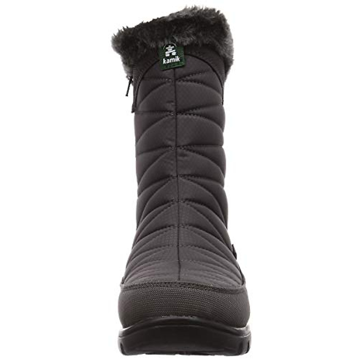 Kamik Women's Hannah Zip W Snow Boot, Black, 6 Wide