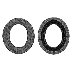 Geekria Comfort Linen Replacement Ear Pads for Corsair HS70 PRO, HS60 PRO, HS50 PRO Headphones Ear Cushions, Headset Earpads, Ear Cups Cover Repair Parts (Grey)