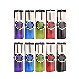 Wholesale/Lot/Bulk -100PCS - Swivel USB Flash Memory Stick Jump Thumb Pen Drive U Disk (100 Pack - 128MB, Multicolor)