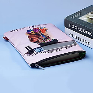 A Well-Read Woman is A Dangerous Creature Book Sleeve, Book Sleeves with Zipper, Book Covers for Paperback, 11 X 8.5 Inch, Book Lovers Gifts