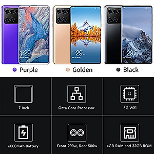 Gaoxin 7 Inch Tablet Purple Boy 100-240V US Plug