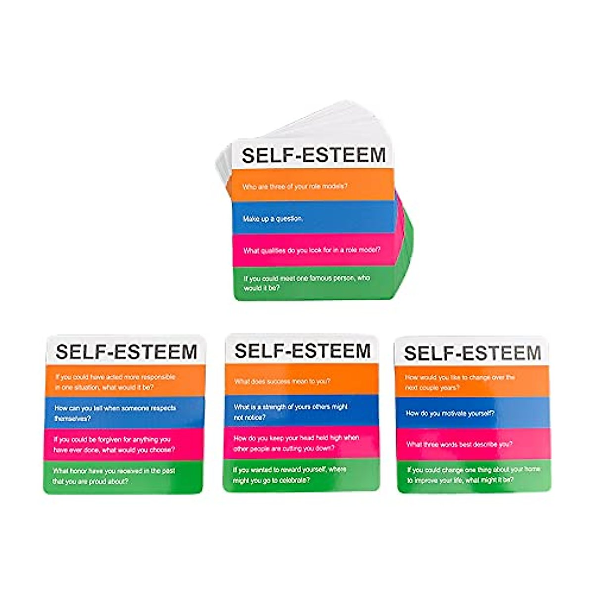 YEHUA! Open Spaces Totika Self Esteem Game with 48 Question Card Deck - A Game of Fun, Skill and Communication