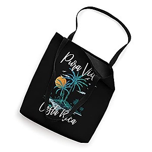 Family Vacation Retro Sunset Costa Rica Pura Vida Beach Tote Bag