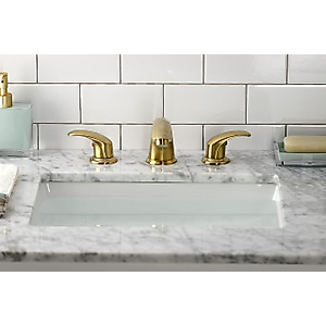 Kingston Brass KB6967LL Legacy Widespread Bathroom Faucet, 8-Inch Adjustable Center, Brushed Brass