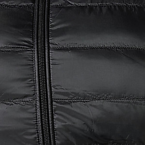 Amazon Essentials Women's Lightweight Long-Sleeve Water-Resistant Packable Puffer Jacket (Available in Plus Size), Black, Small