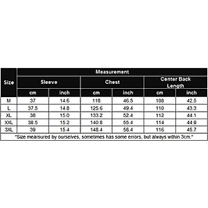 Ekouaer Plus Size Nightshirts Men's Short Sleeve Nightwear Long Lightweight Kaftan Sleep Tops (Black,XXL)