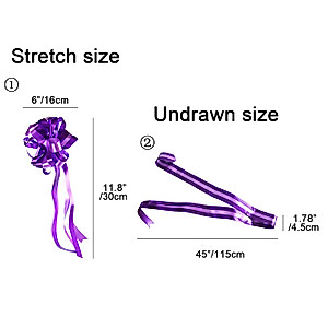 LINGAIXINYUE 24 Pieces 6inch Large Pull Bow Present Wrapping Pull Bow with Ribbon for Christmas Wedding Party Present Baskets Car Decorations