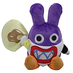 YIYO Mario Bros, U Nabbit Purple Rabbit Plush Toy Stuffed Animal Figure, 8.7 inch