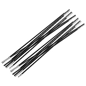 VGEBY 2Pcs Tent Support Rod, Fiberglass Camping Tent Pole Awning Frames for Outdoor Camping Hiking Camping Tents and Accessories Tent Replacement Poles Replacement Tent Poles