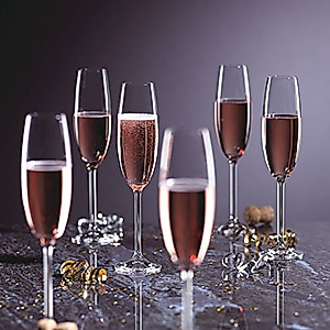 Lenox Tuscany Classics Set, Champagne Flutes, Buy 4, Get 6, 6 Count (Pack of 1), Clear,8 ounces.