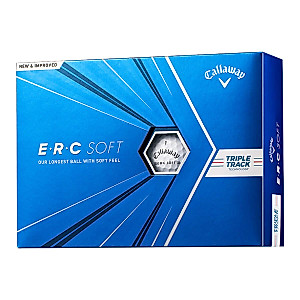 Callaway Golf 2021 ERC Triple Track Golf Balls, White