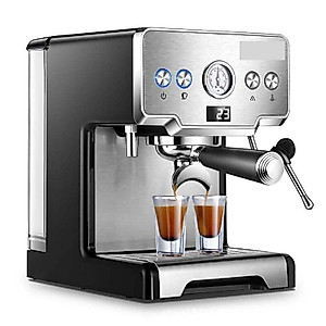 WJHSPkfj Espresso Machine Coffee Machine Home Coffee Maker Espresso Maker 1450W Semi-Automatic Pump Type Cappuccino Milk Bubble Maker