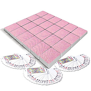 Gamie Mini Playing Cards - Pack of 20 Decks - Poker Cards - Miniature 1.5 Inch Card Set - Small Casino Game Cards for Kids, and Adults - Great Novelty Gift, Party Favor for Boys and Girls