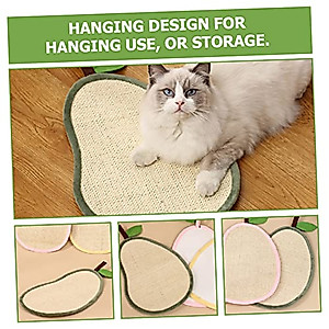 Cat Scratching Post Pets Toys House Toy Cat Sofa Protector Cat Scratcher Mat Natural Sisal Cat Scratcher Kitten Scratching Pad Kitten Scratch Plaything Cat Scratch Plaything Green