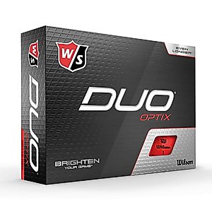 WILSON Staff Duo Optix Golf Ball - Red