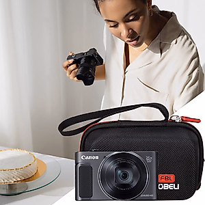 FBLFOBELI EVA Hard Travel Carrying Case for Canon PowerShot SX740/ SX730/ SX720/ SX620/ G7X Digital Camera, Shockproof Compact Storage Bag (Case Only)