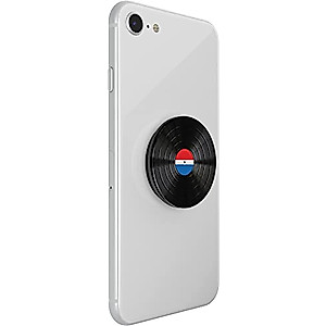 PopSockets Phone Grip with Expanding Kickstand, Backspin PopSocket, Spinning PopSockets - Vinyl Record