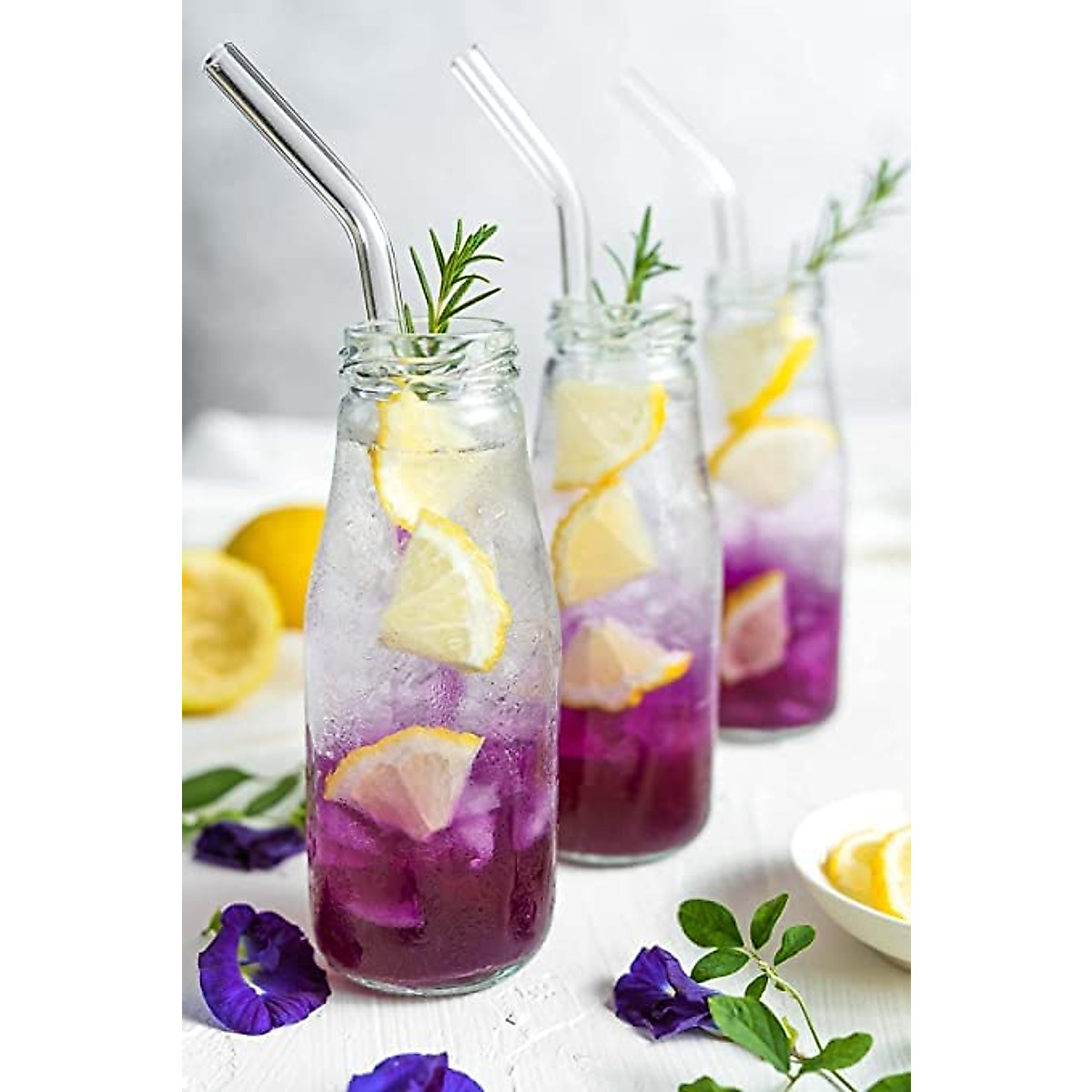 Butterfly Pea Flower Tea Butterfly Pea Tea Rich in Antioxidants Edible Dried Herbal Flowers for Blue & Purple Drinks and Food Coloring 100 g.