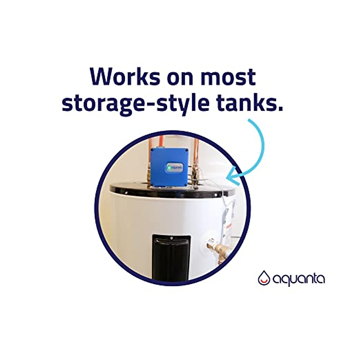 Aquanta Digital Water Heater Timer. Wifi Smart Water Heater Controller. Reduce Electricity Waste. Installs in Minutes, No Plumbing Required. For Electric Water Heater, Leak Sensor Included.