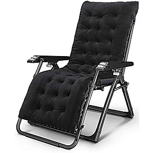 Lightweight Camping Chairs Garden Loungers Folding Chair Deck Chair Recliners,Zero-gravity-locked Terrace Outdoor Lounger Chair with Adjustable Home Chair，with Headrest Support 400lbs ( Color : C )