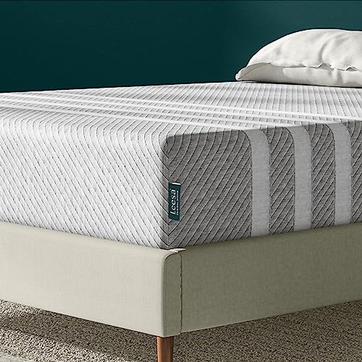 Leesa Original Hybrid 11" Mattress, King, Premium Cooling Foam and Pocket Springs/CertiPUR-US Certified / 100-Night Trial ,Grey