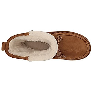 Koolaburra by UGG womens K Michon Short Boot, Chestnut, Size 2