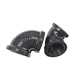 Kinmade Wall-Mounted Industrial 3-Arm Towel Bar Rack Heavy Duty Rustic Iron Pipe Towel Bar Rack Hardware for Kitchen Bathroom(Gray)