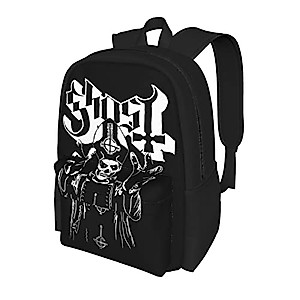 LIODFGLER ghost band logo unisex Lightweight backpack Traveling Backpack Multifunctional Cute Cool Lightweight Backpack Large Capacity