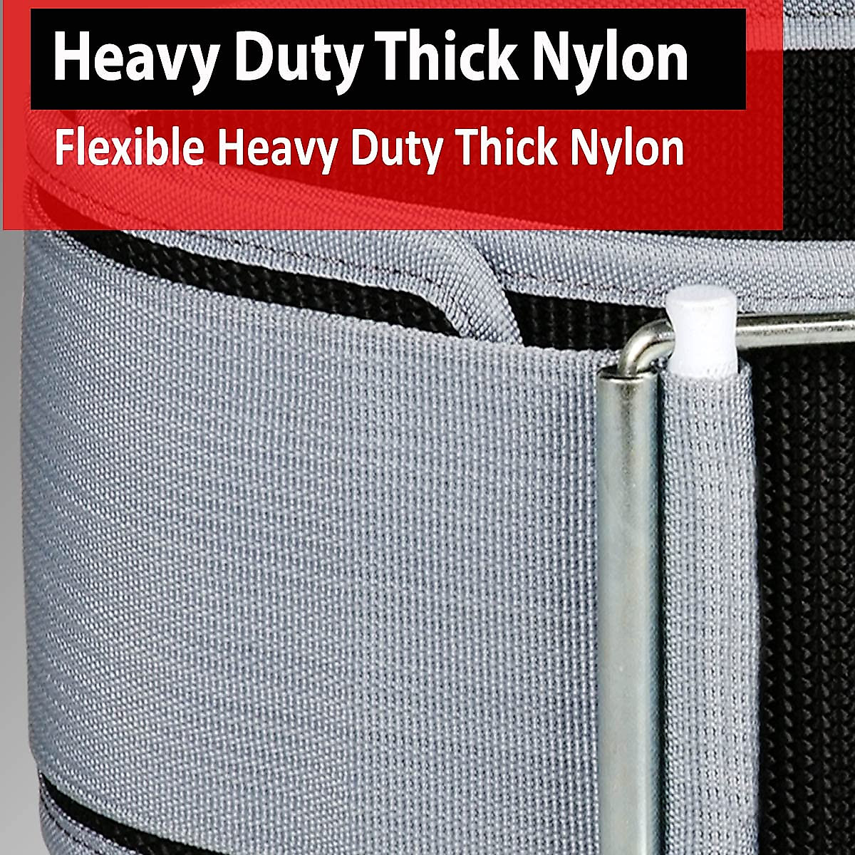 IBRO Quick Locking Premium Weight Lifting Belt - Back Support for Powerlifting, Cross Training & Gym Bodybuilding - 4 Inch Nylon Men and Women with Metal Buckle for Core Stability Silver S