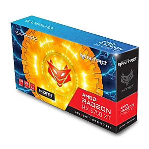 Sapphire 11318-01-20G Nitro+ AMD Radeon RX 6750 XT Gaming Graphics Card with 12GB GDDR6, AMD RDNA 2